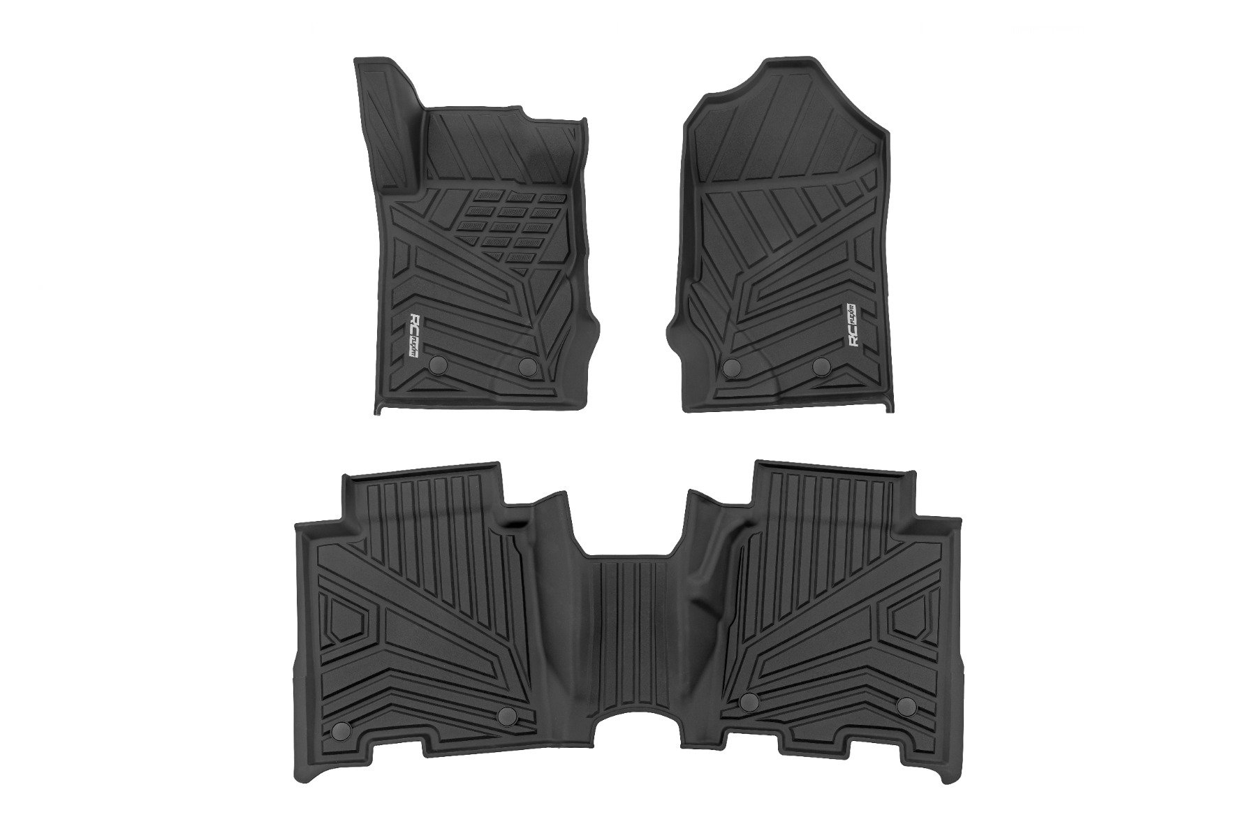 Flex-Fit Floor Mats | Front & Rear | Ford Bronco 4WD (2021-2025 ...