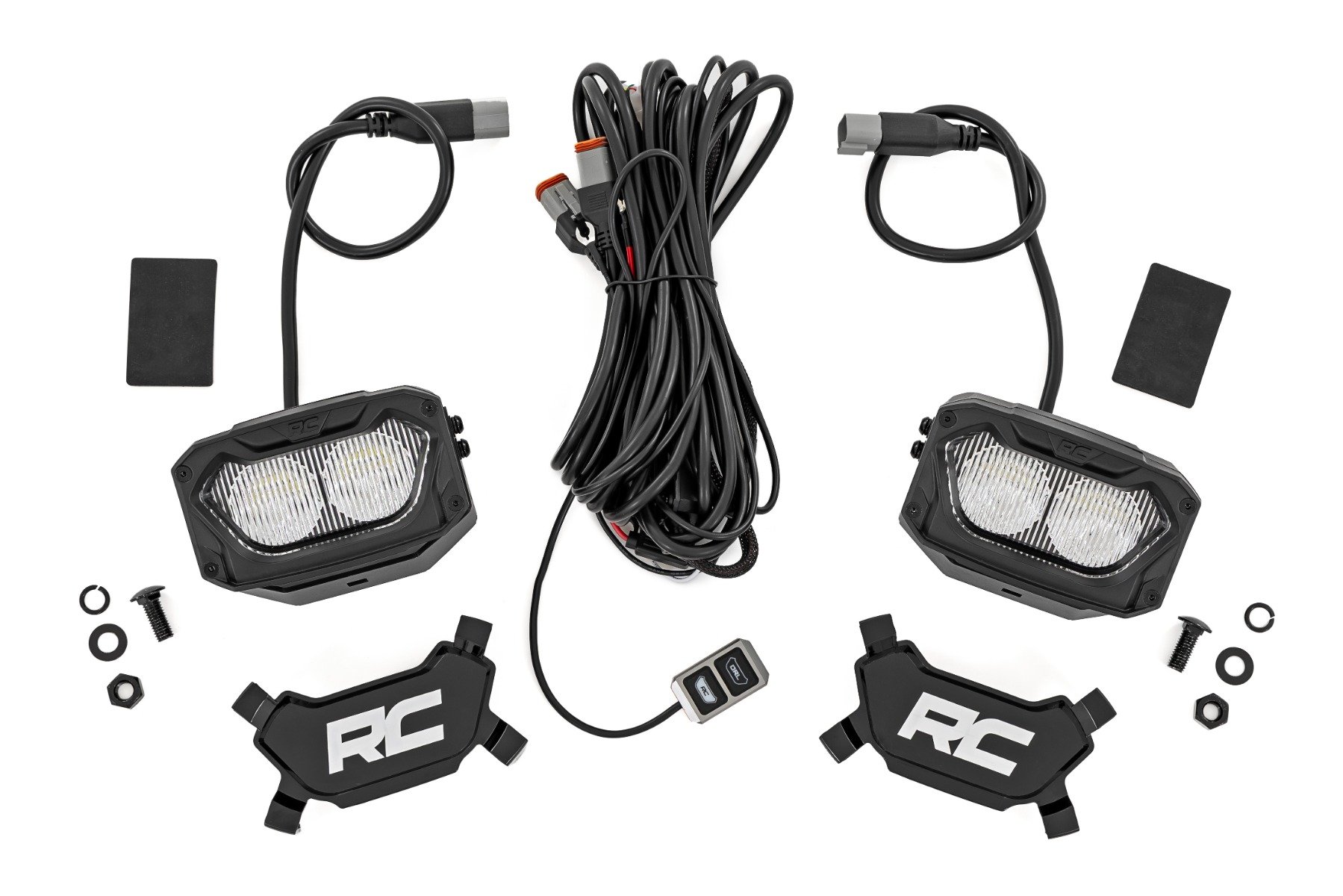 5 Inch Light Pods | White/Amber DRL | Flood | Pair | Rough Country