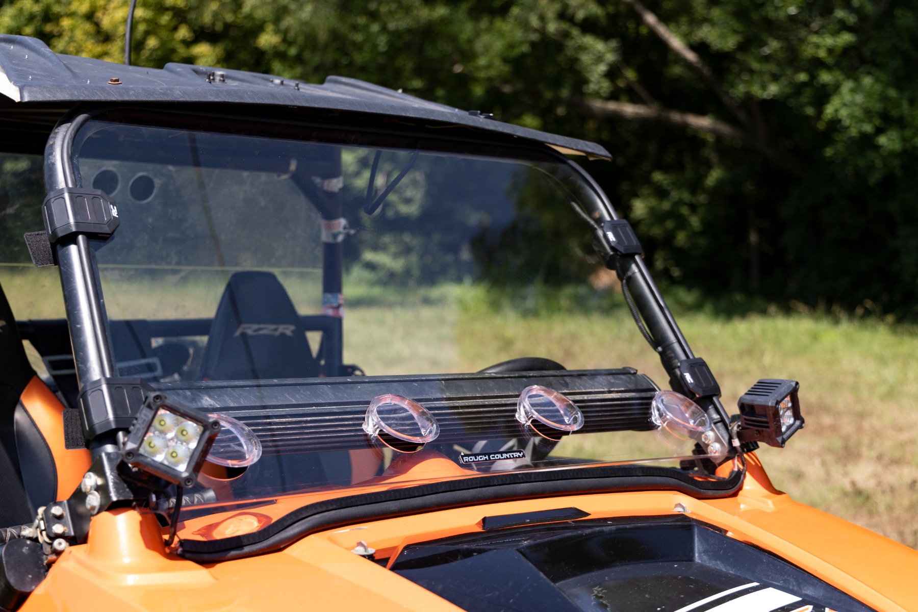 UTV Sliding Vent Windshield StarknightMT For Polaris RZR – Scratch ...