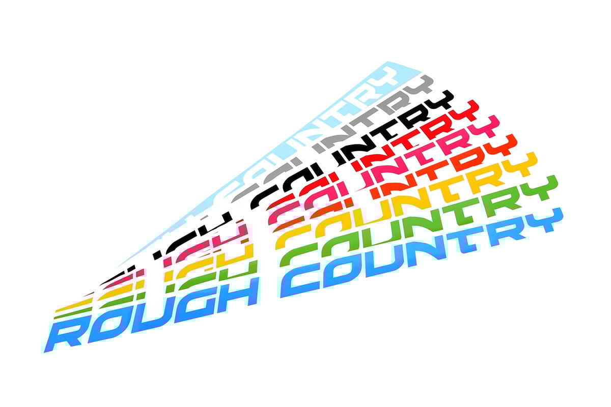 Rough Country Window Decal (35in) | Rough Country